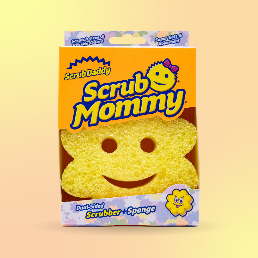 Scrub Mommy Power Flower sárga (1 db) – Scrub Daddy | Magyarország